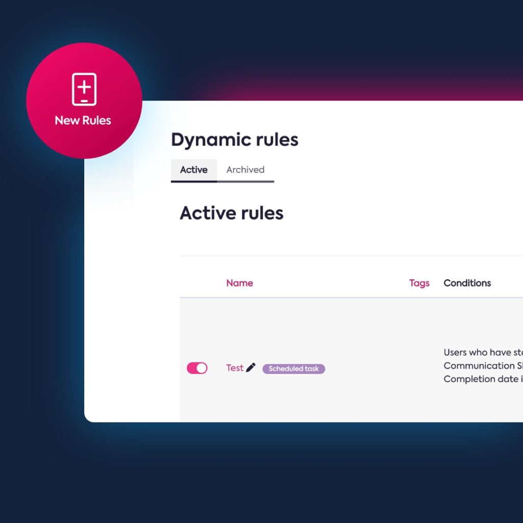 Dynamic rules in Moodle Workplace - Titus Learning